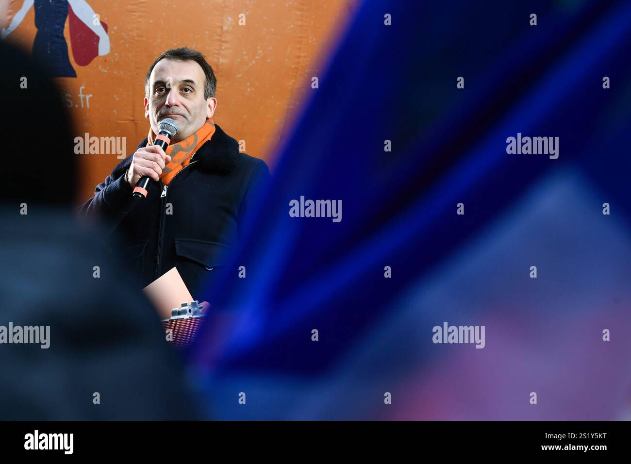 Julien Mattia / Le Pictorium - Portrait of Florian Philippot - 04/01 ...