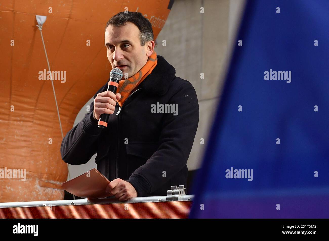 Julien Mattia / Le Pictorium - Portrait of Florian Philippot - 04/01 ...