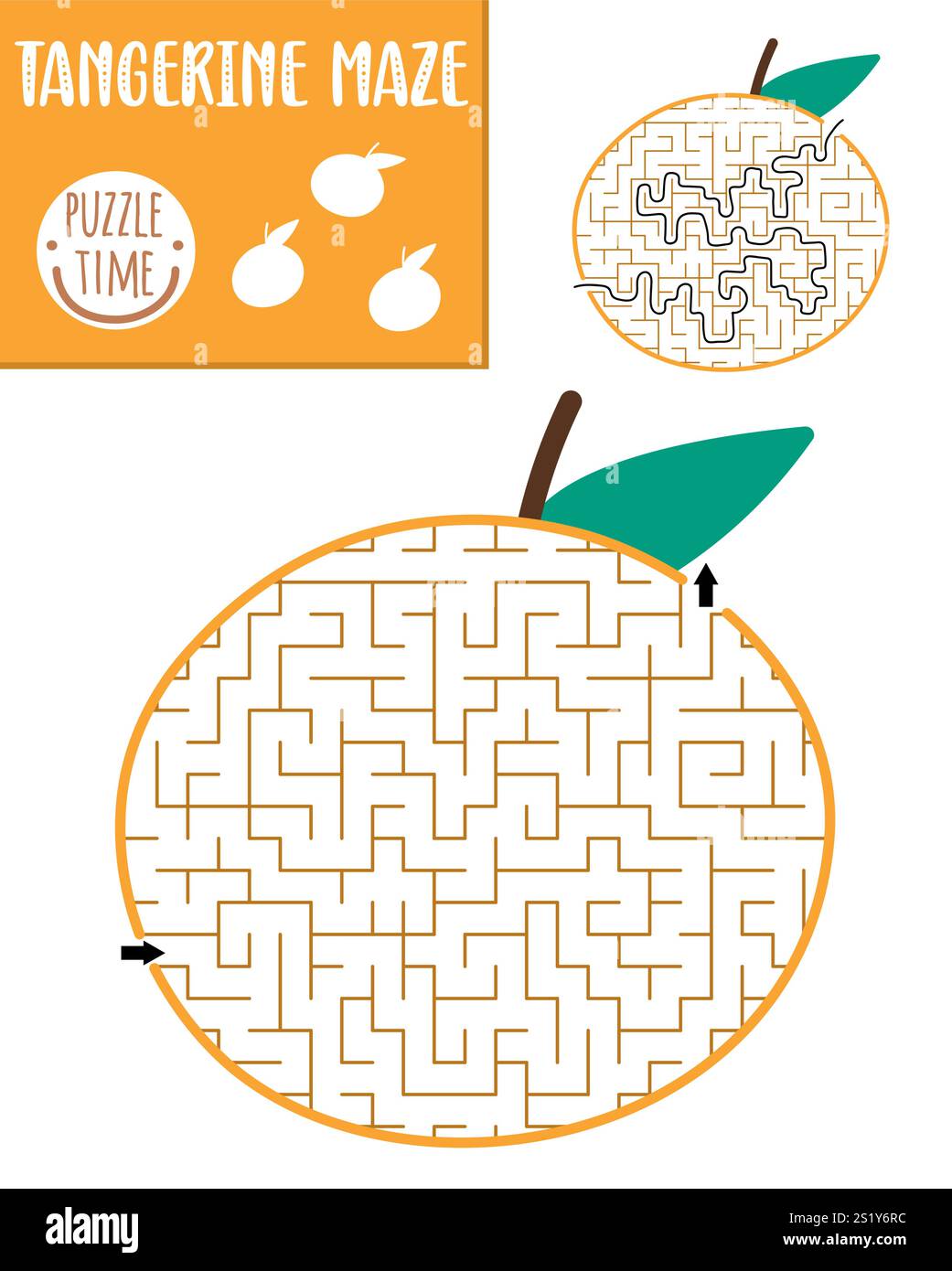 Fruit geometrical maze for kids. Preschool printable activity shaped as ...