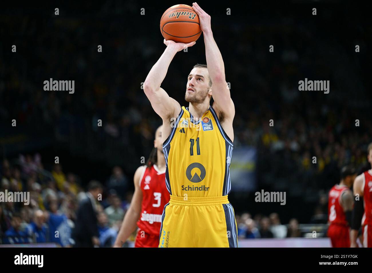 Matt Thomas (Alba Berlin, #11), Freiwurf, GER, ALBA Berlin vs. FC ...