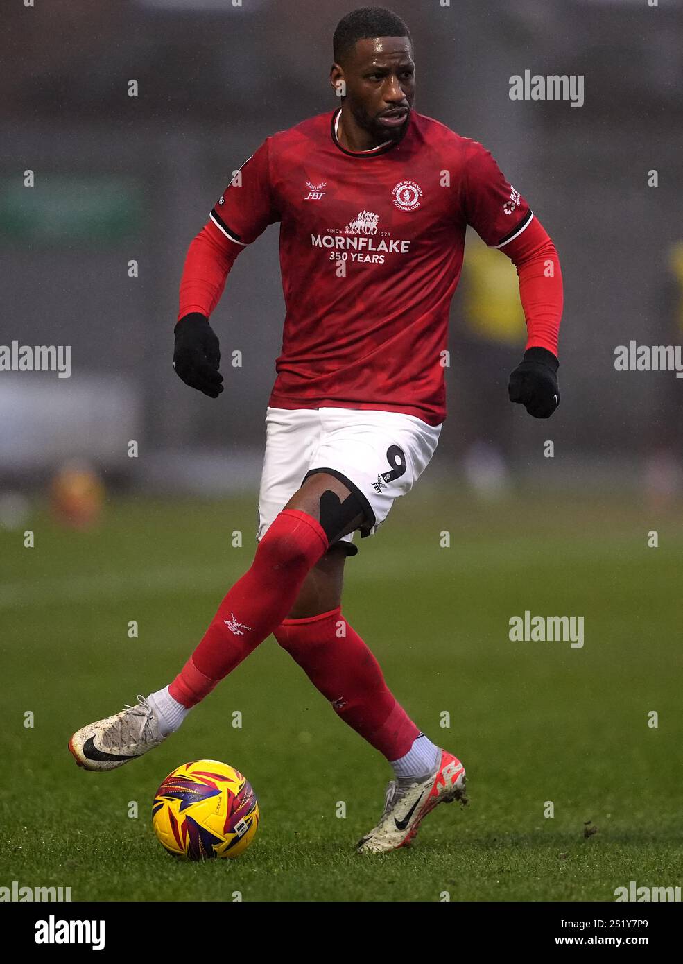 Crewe Alexandra's Omar Bogle during the Sky Bet League Two match at the ...