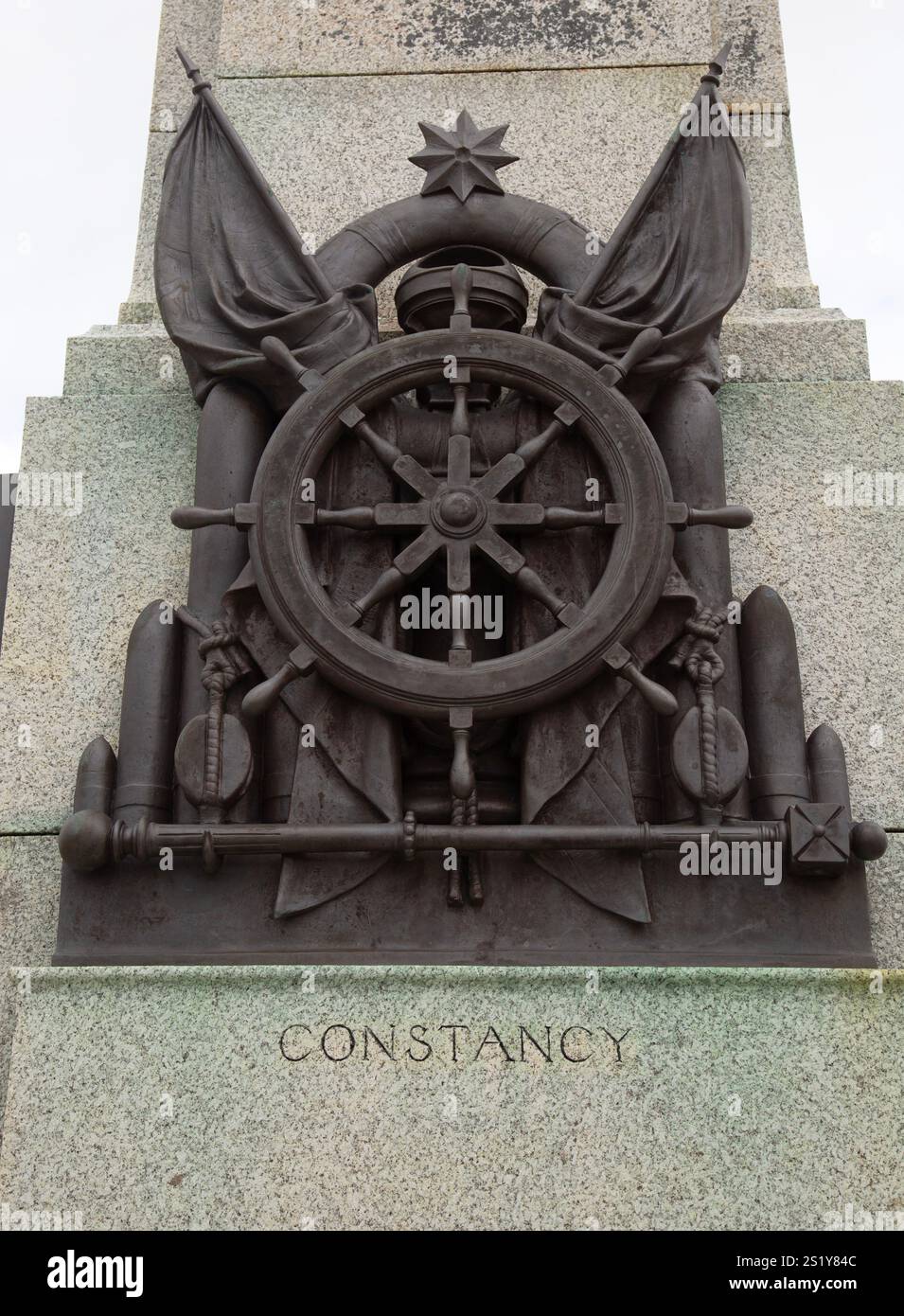 World War 1 Battle of the Falklands memorial. Stanley, the Falkland ...
