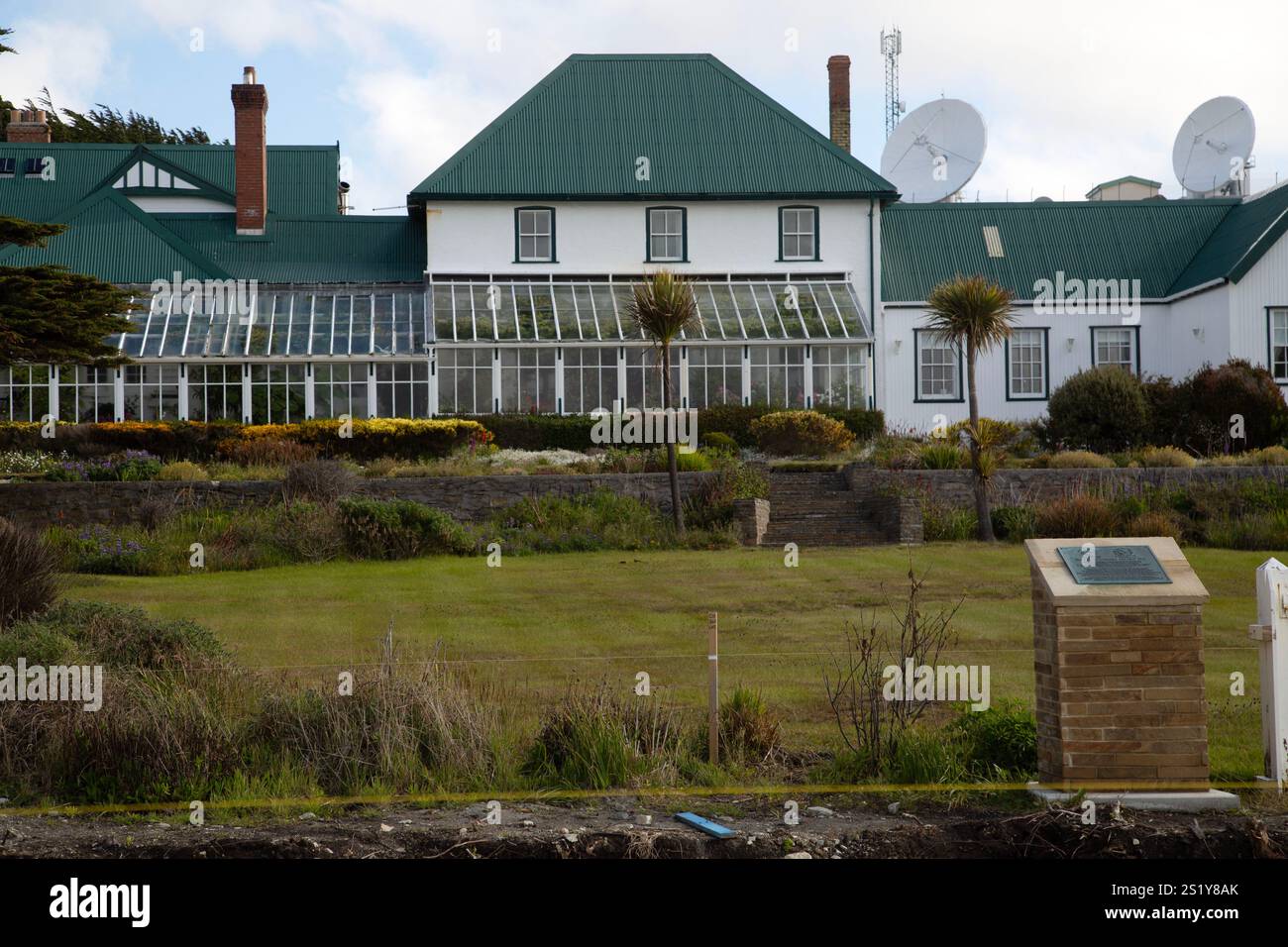 Government House, Stanley, the Falkland Islands Stock Photo - Alamy