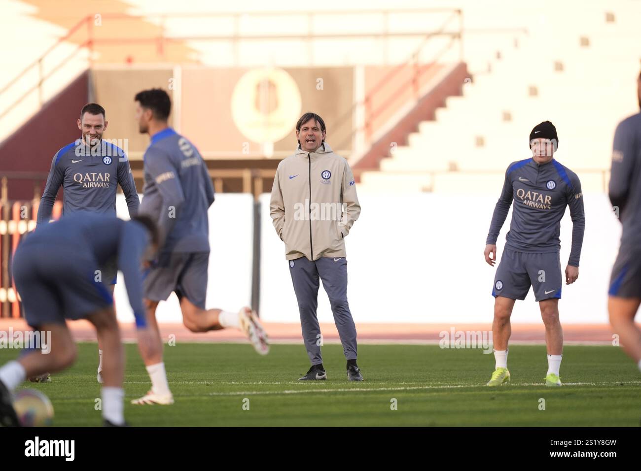 Riyadh, Saudi Arabia. 05th Jan, 2025. Inter Milan's head coach Simone ...