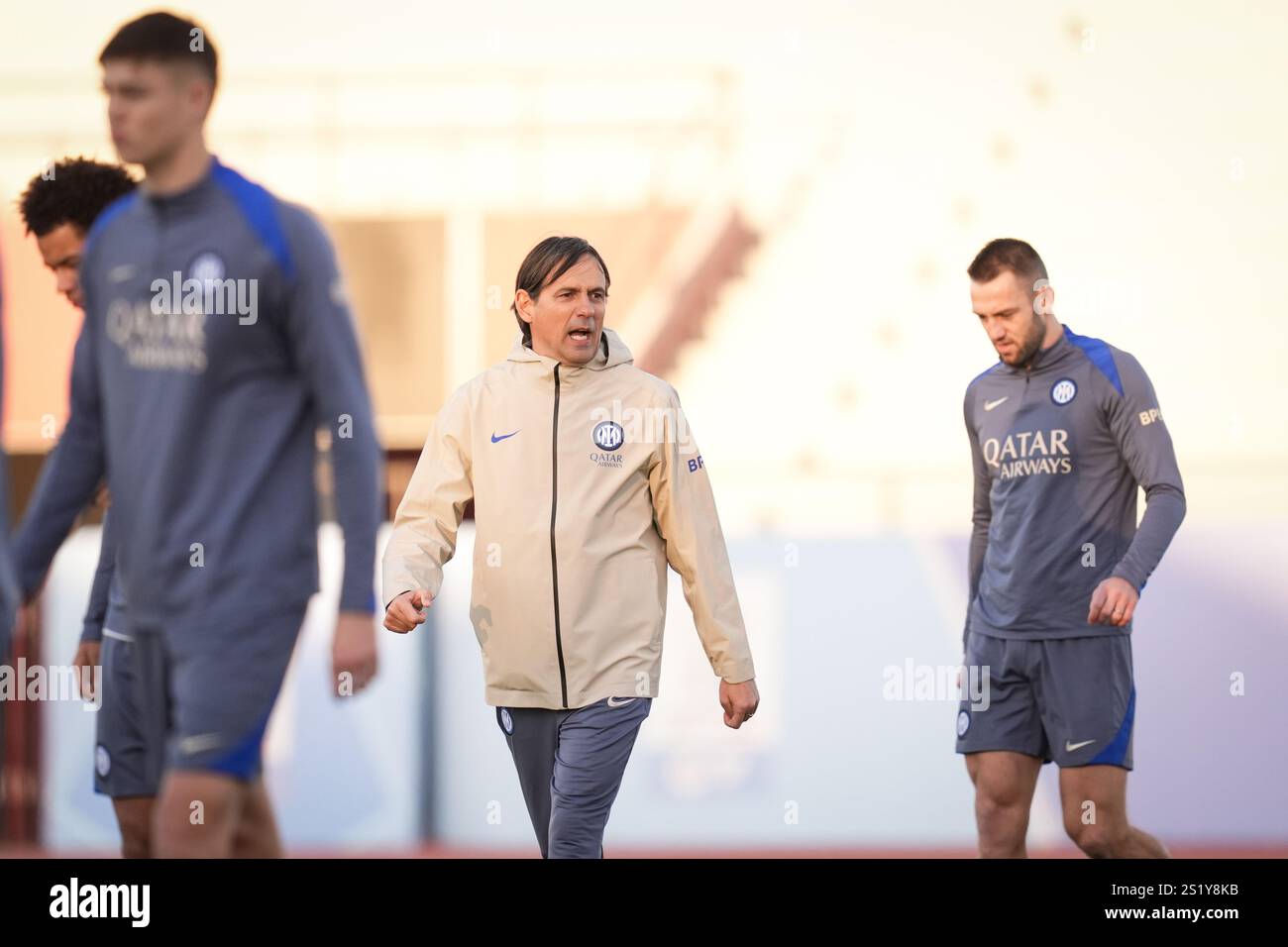 Inter Milan’s head coach Simone Inzaghi during the EA Sports FC ...