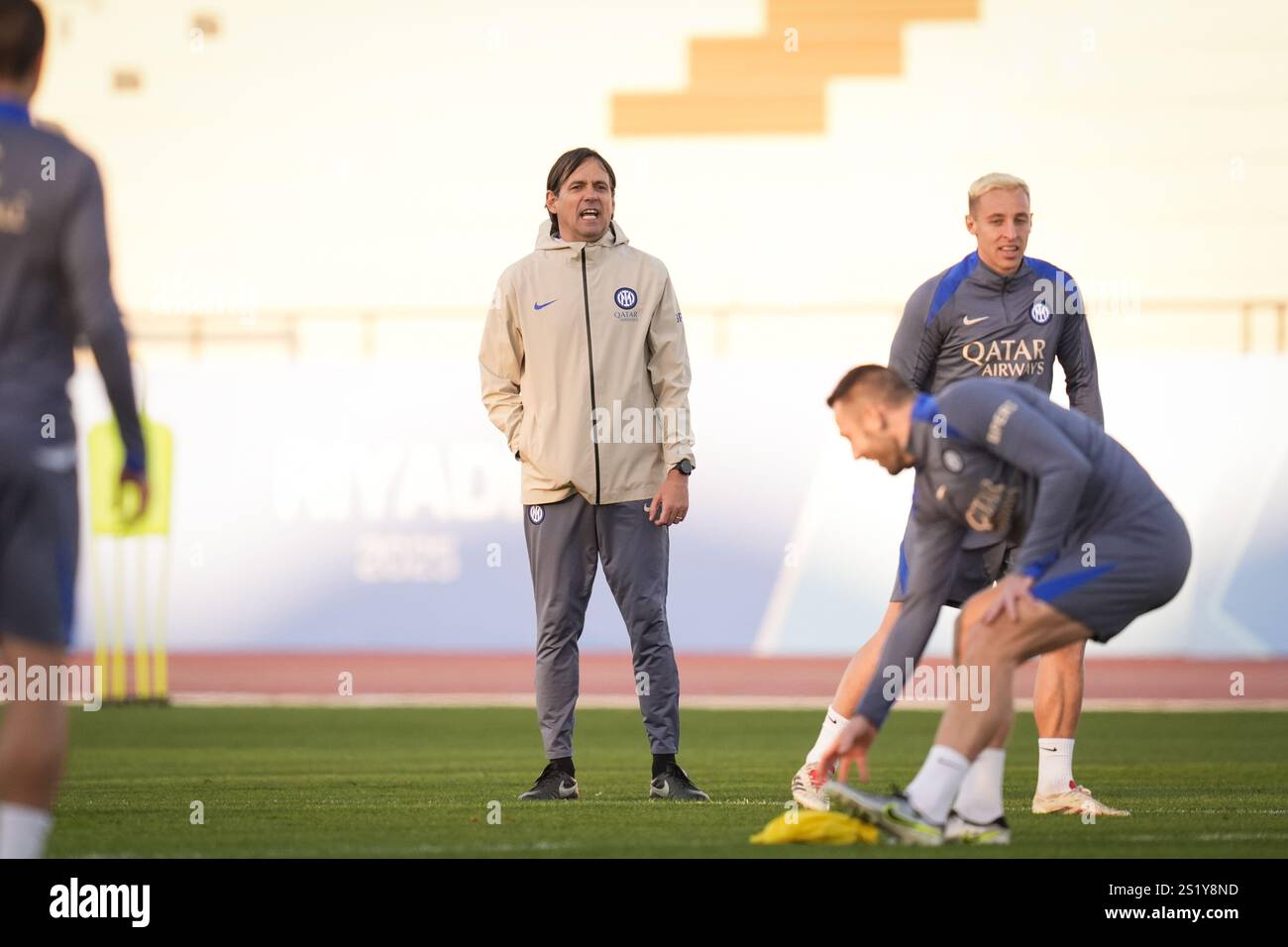 Inter Milan’s head coach Simone Inzaghi during the EA Sports FC ...