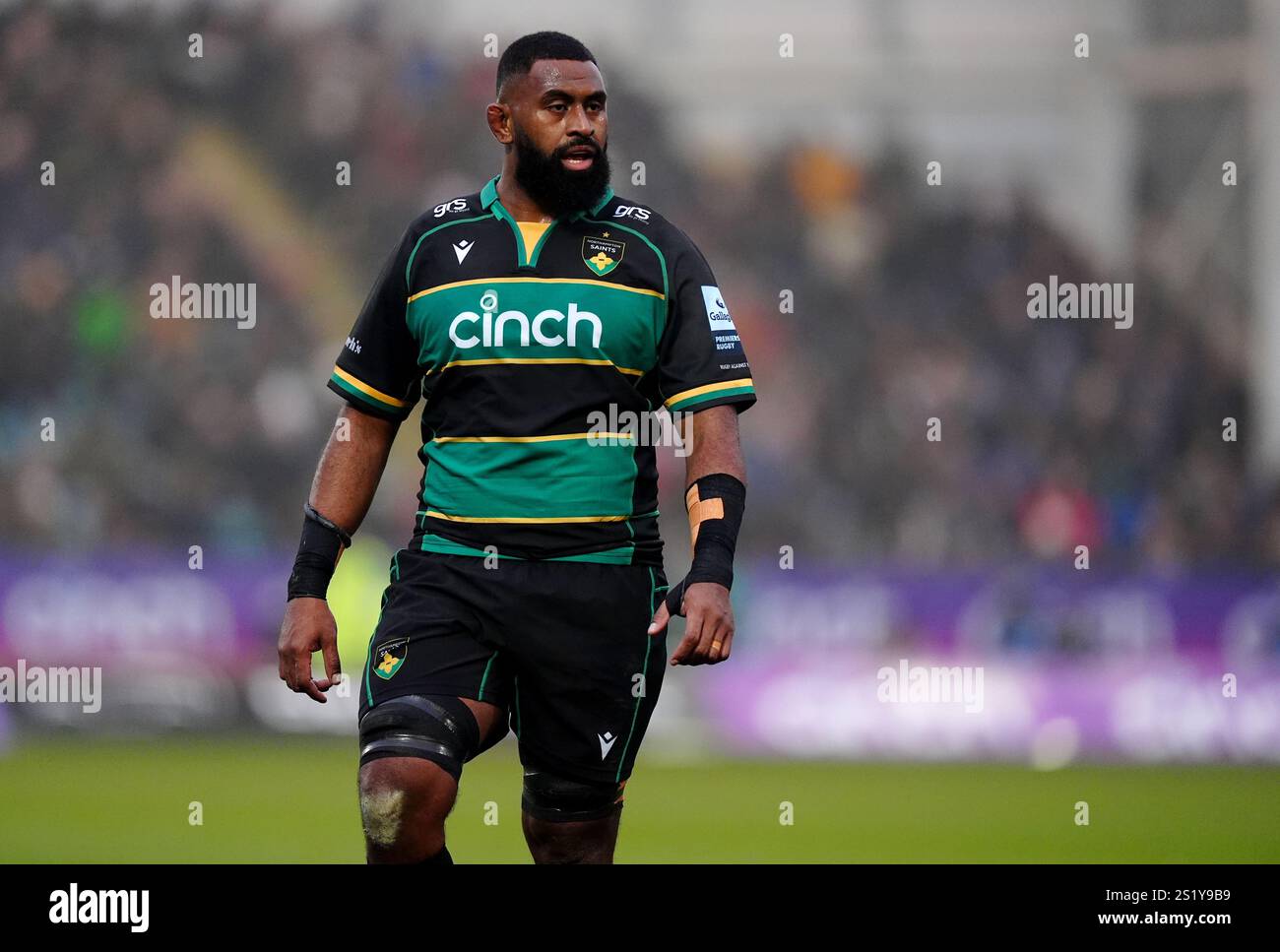Northampton Saints' Temo Mayanavanua during the Gallagher Premiership ...