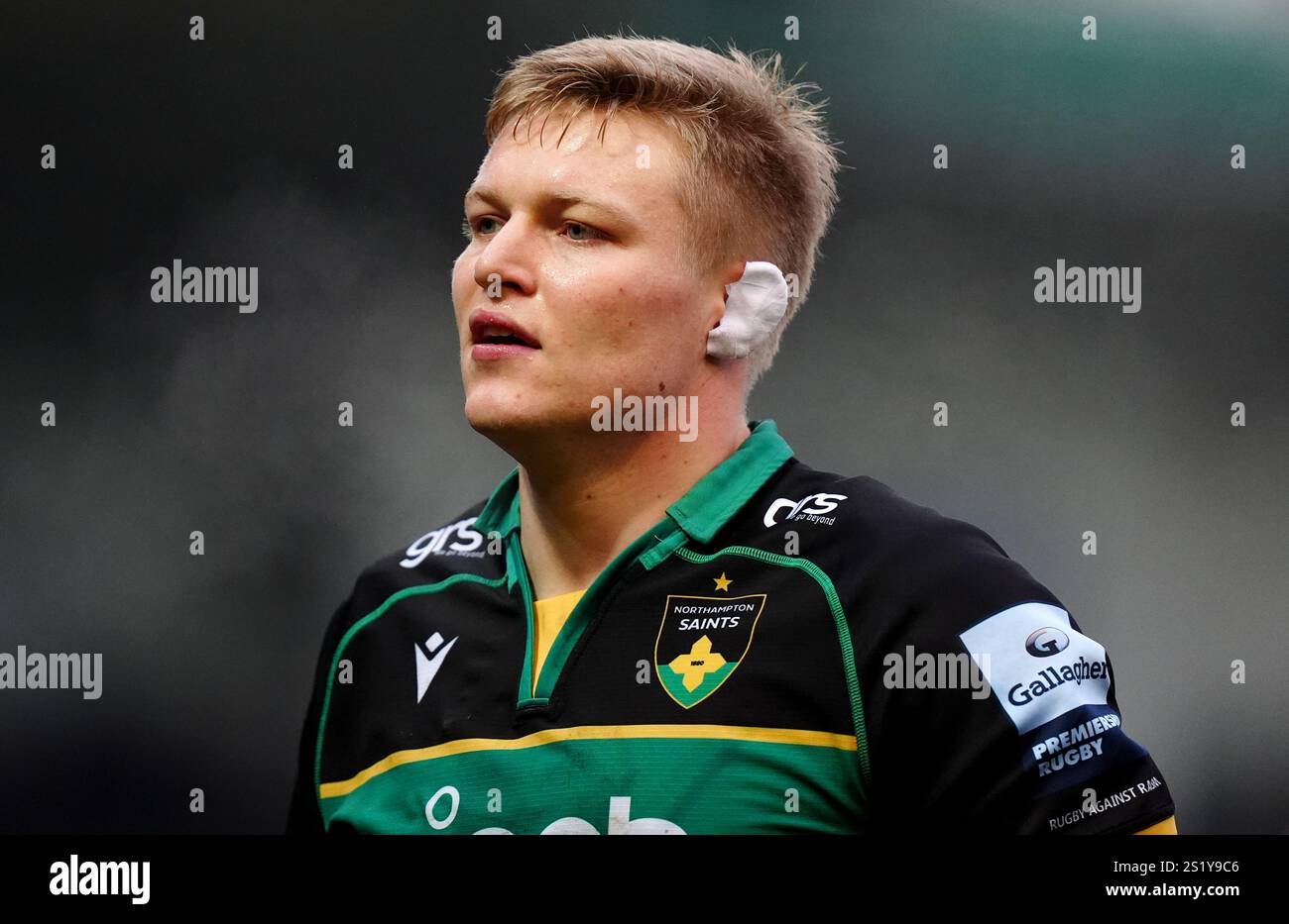 Northampton Saints' Tom Pearson during the Gallagher Premiership match ...
