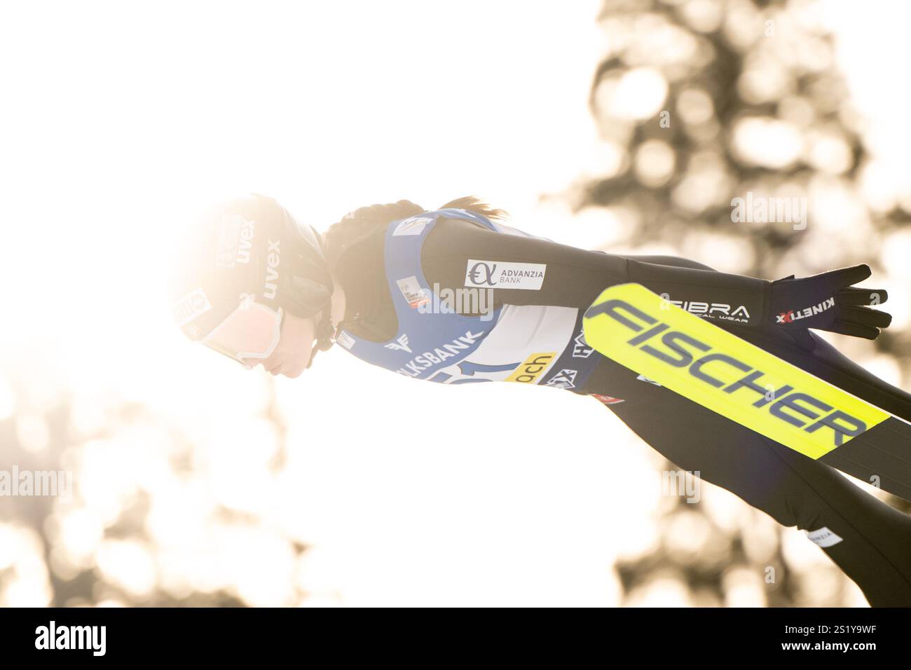 Ingvild Synnoeve Midtskogen (Norwegen) im Gegenlicht, AUT, FIS ...