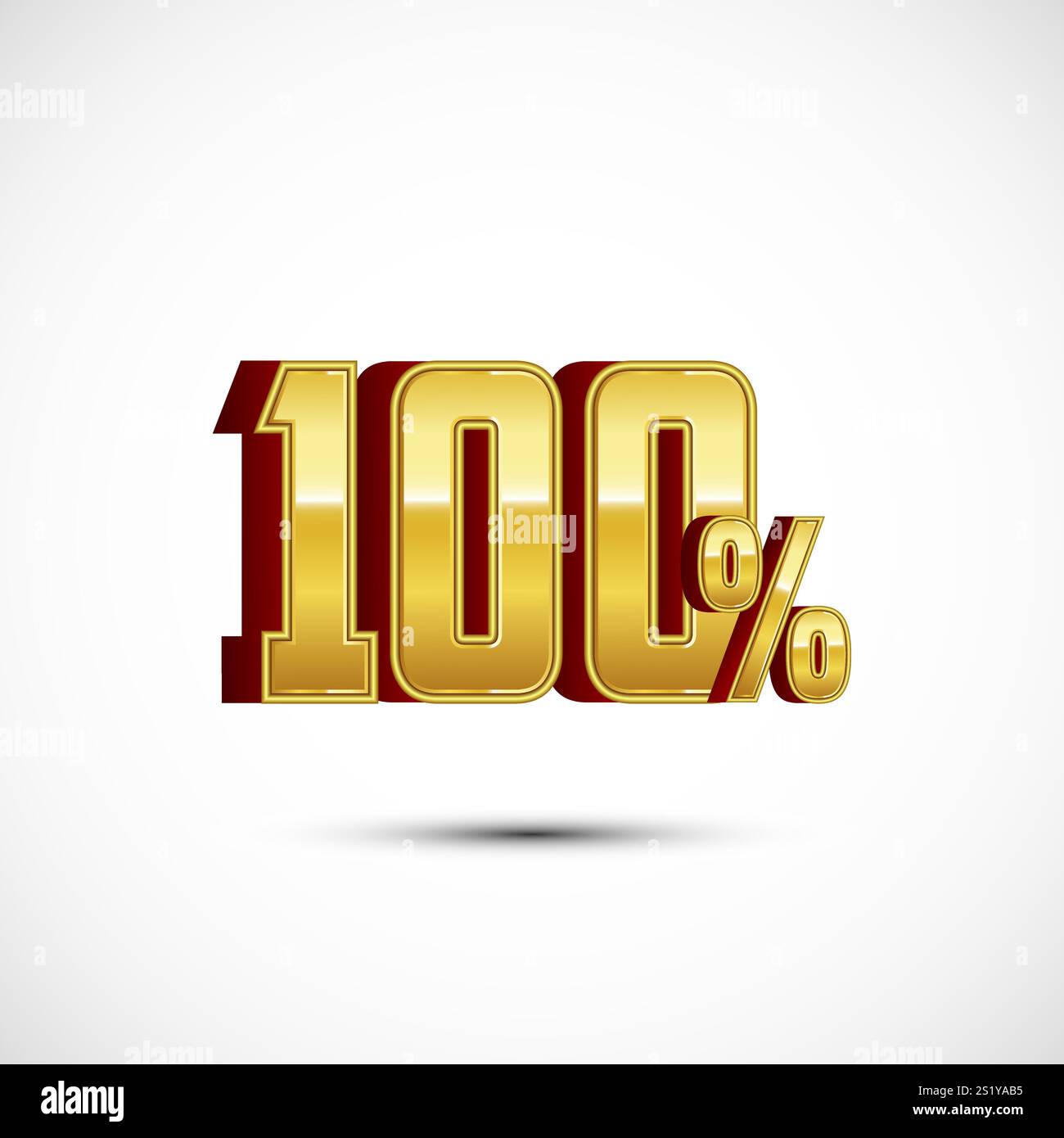 100 percent off discount offer Stock Vector Images - Alamy