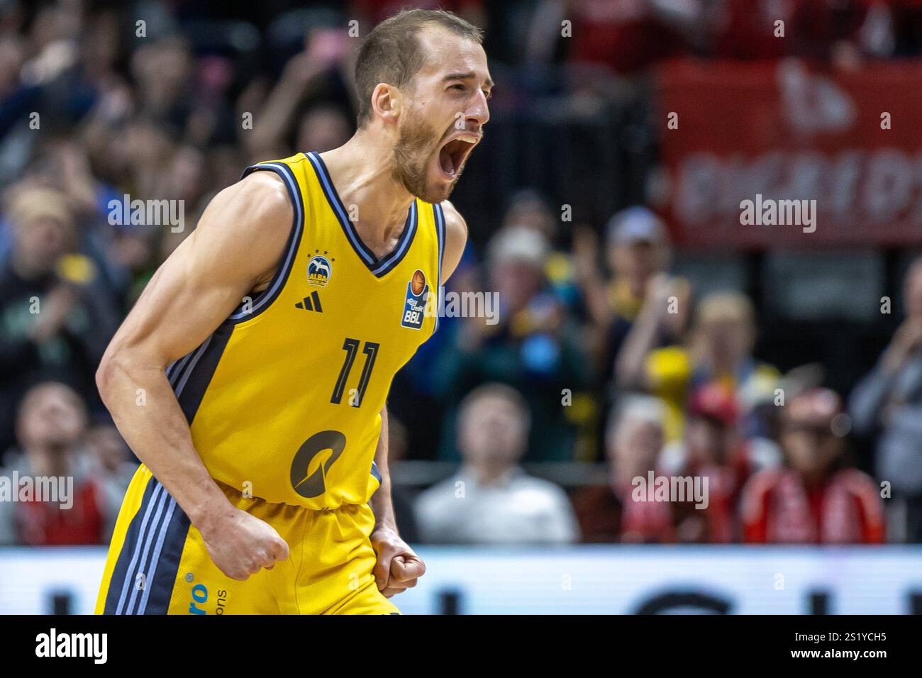 Berlin, Germany. 05th Jan, 2025. Basketball: Bundesliga, Alba Berlin ...