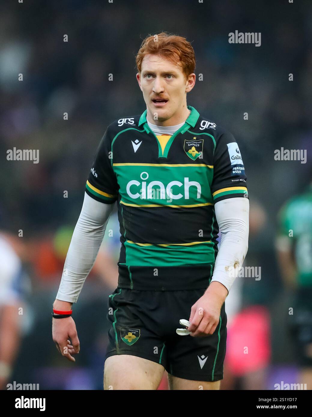 George Hendy of Northampton Saints during the Gallagher Premiership ...