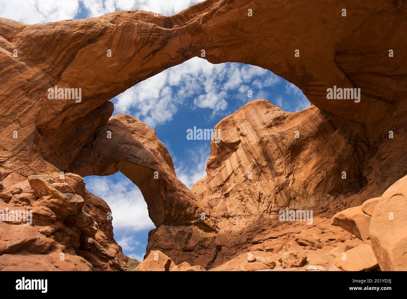arches formations of arches national park, utah 6-usa Stock Photo - Alamy