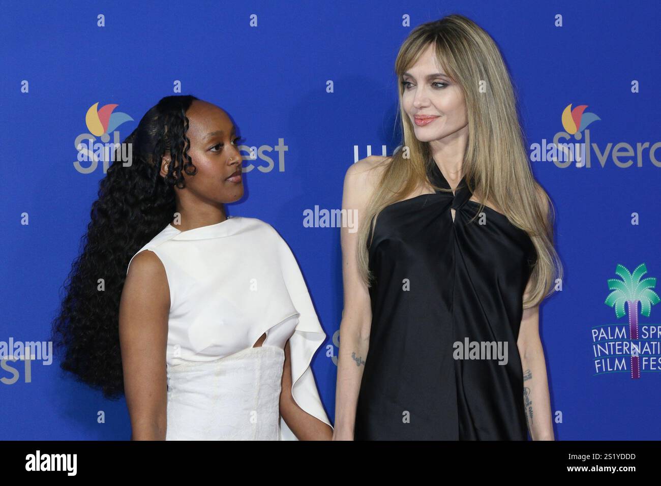 Ca. 03rd Jan, 2025. Zahara Marley Jolie, Angelina Jolie at arrivals for ...