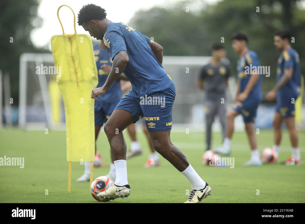 SP - SANTOS - 05/01/2025 - SANTOS, TRAINING - Gil, Santos player ...