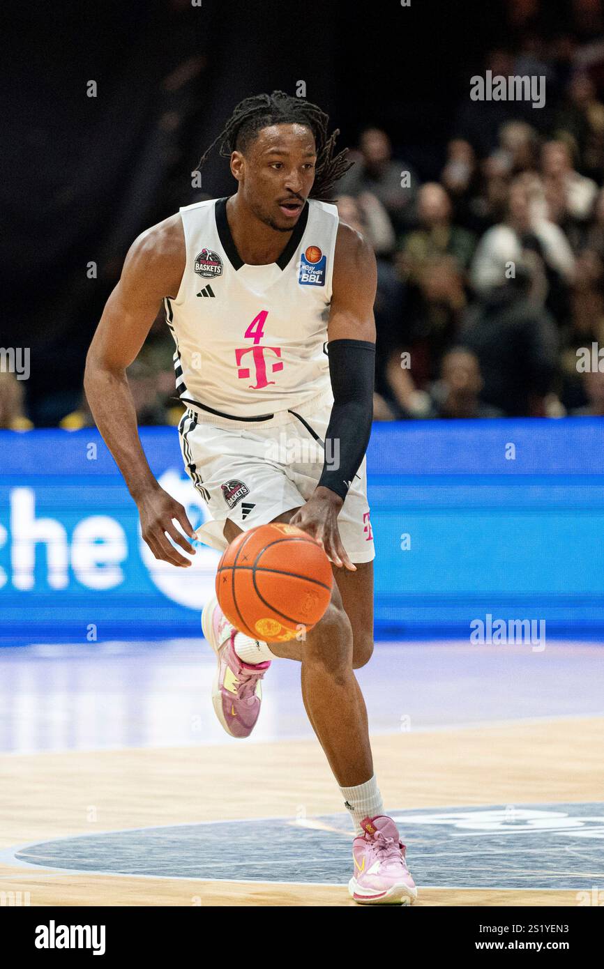 Phlandrous Fleming Jr. (Nr. 4 Telekom Baskets Bonn) GER, Basketball ...