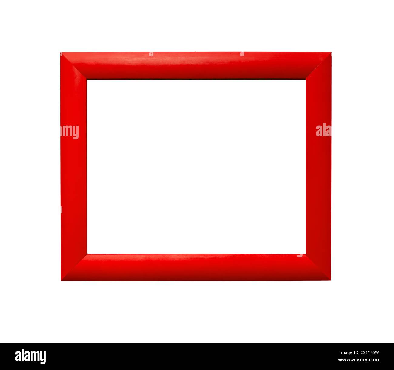Red rectangular horizontal frame Cut Out Stock Images & Pictures - Alamy