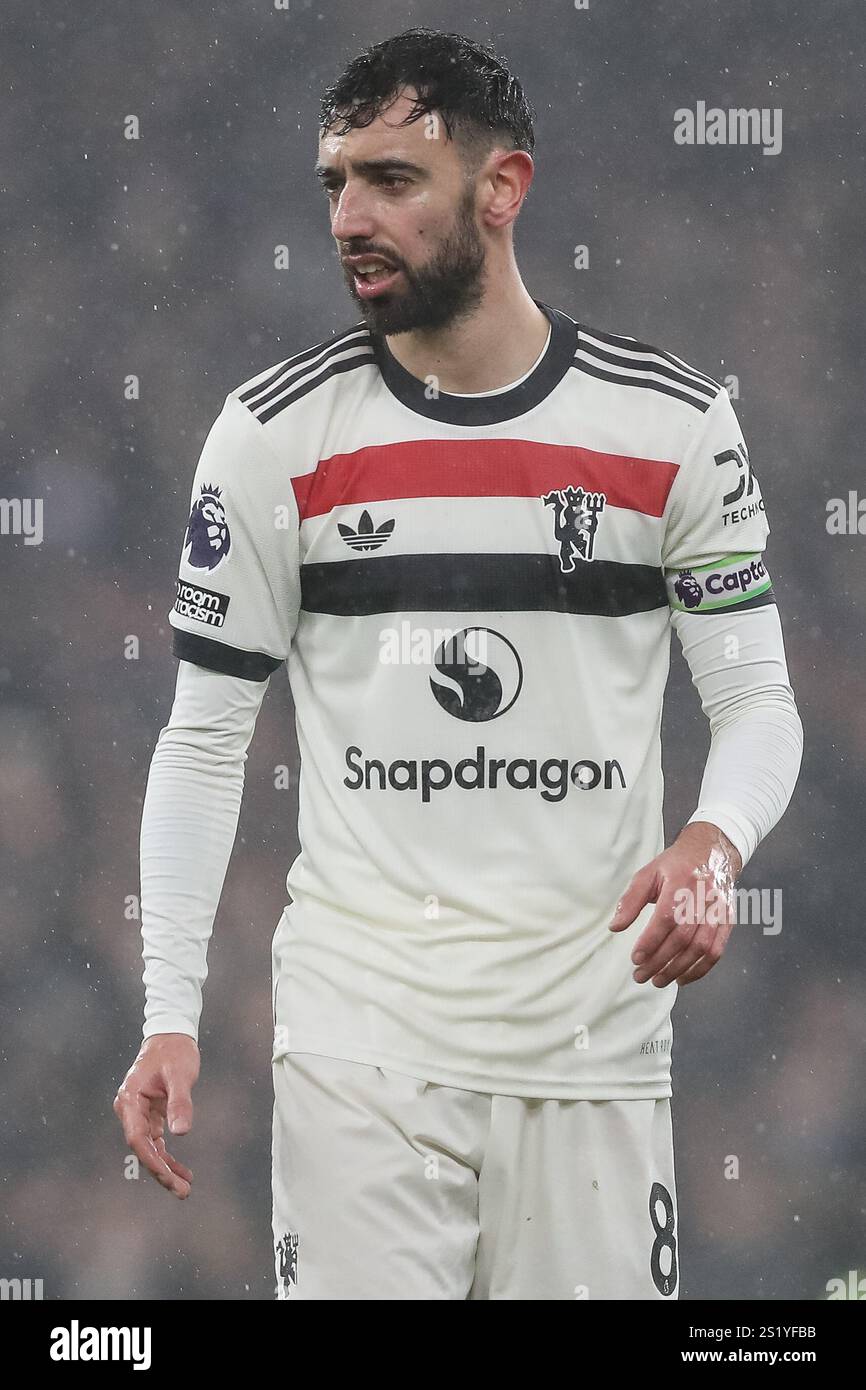 Bruno Fernandes of Manchester United during the Premier League match ...