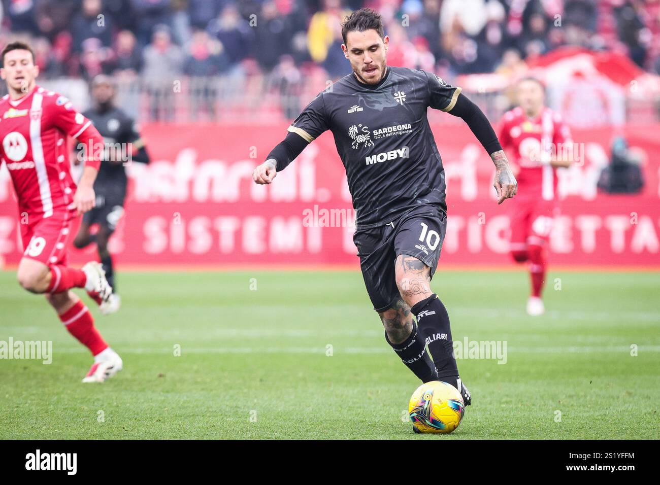 Nicolas VIOLA of Cagliari Calcio during the Italian championship Serie ...