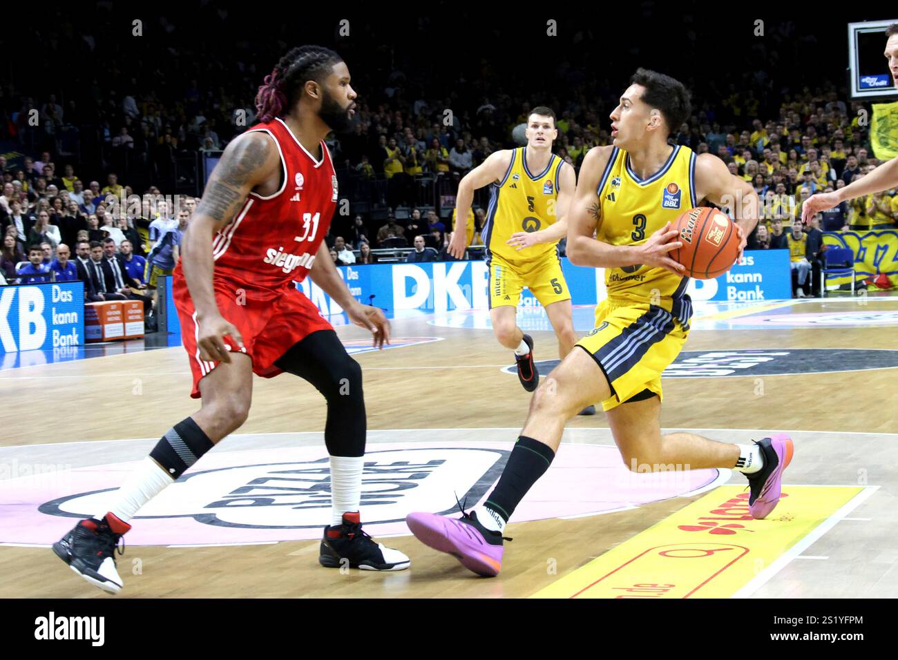 Berlin, Deutschland. 05th Jan, 2025. 05.01.2025, Uber-Arena, Berlin ...