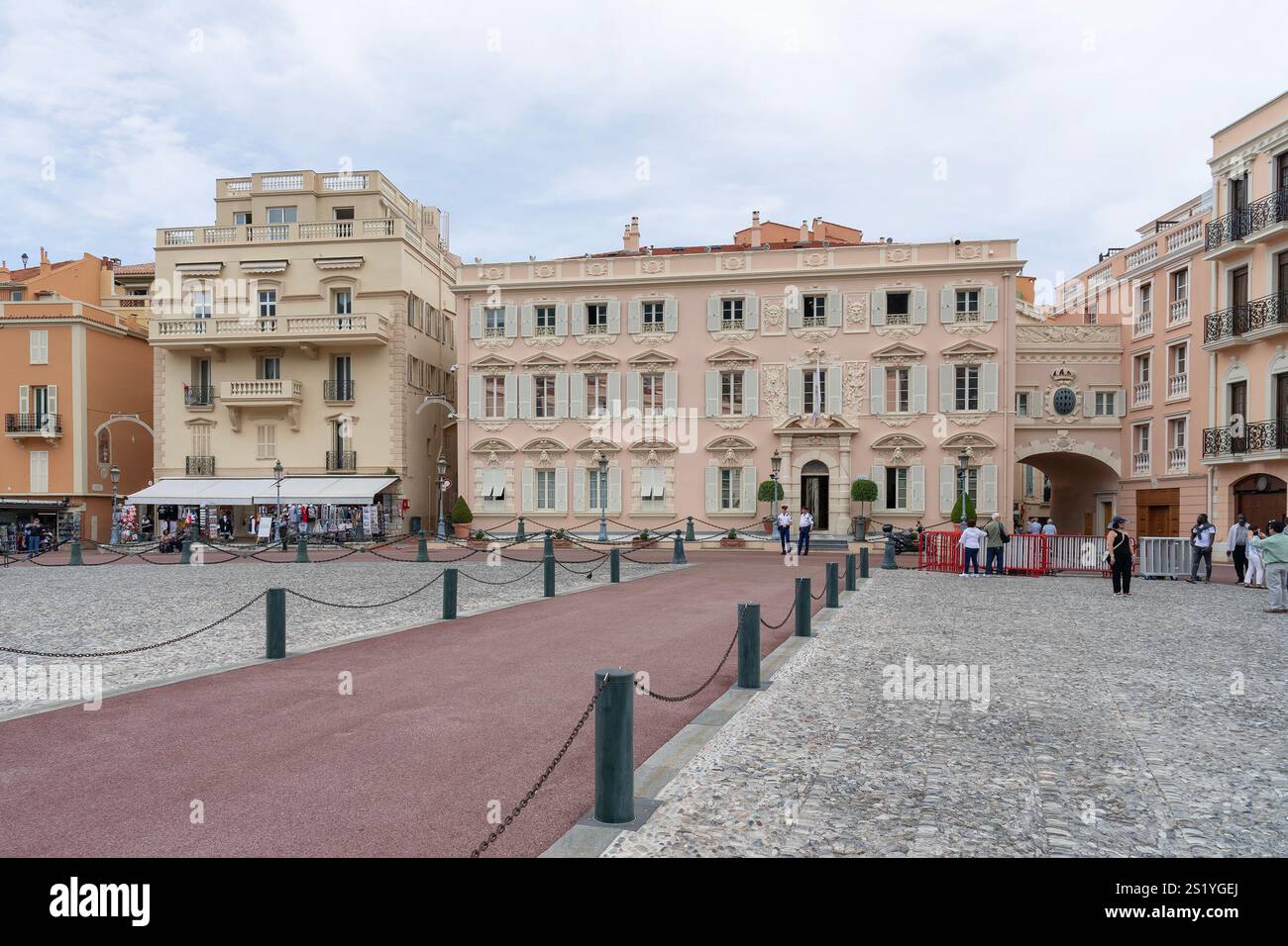 Monte Carlo - Palace Square with the building of the Prince's ...