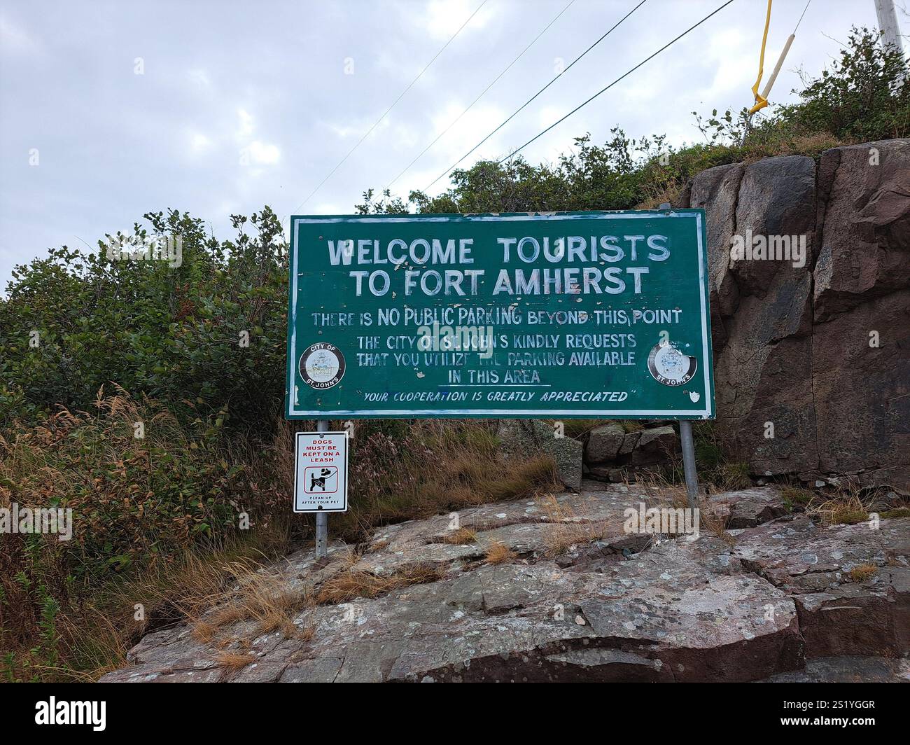 Welcome to Fort Amherst sign in St. John's, Newfoundland & Labrador ...