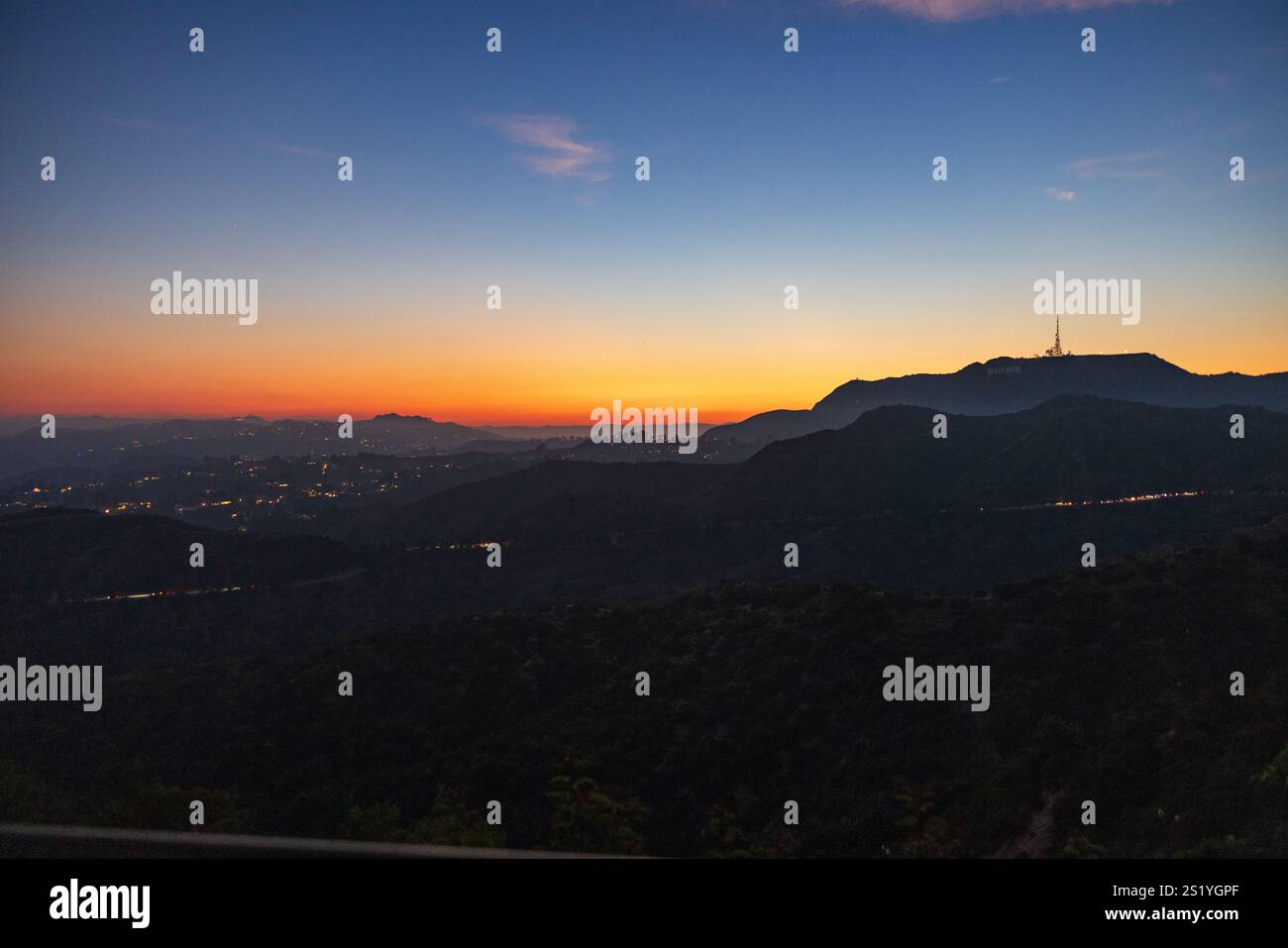 Hollywood sign during hi-res stock photography and images - Alamy