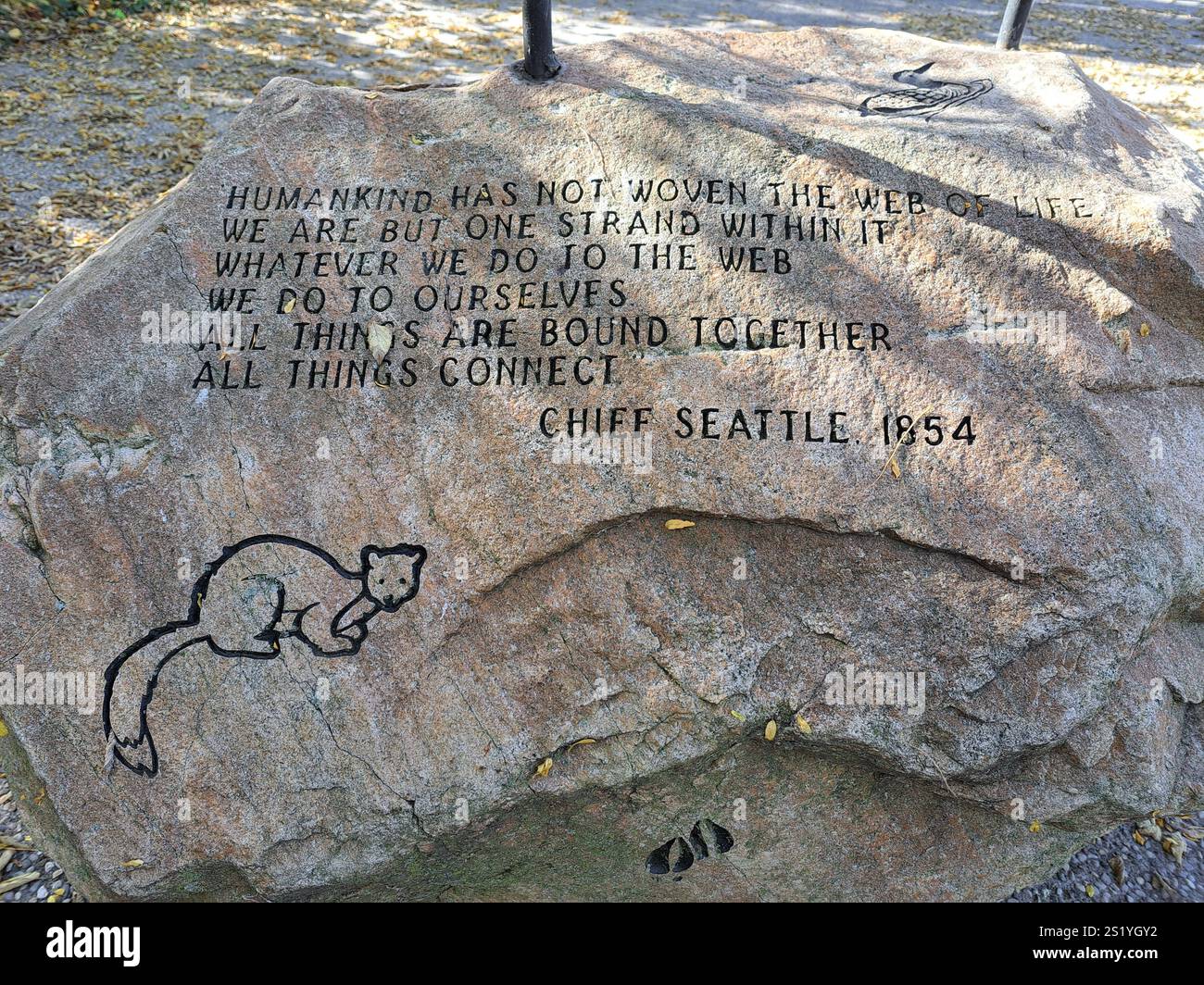 Chief Seattle’s famous speech on humankind at Point Pelee National Park ...