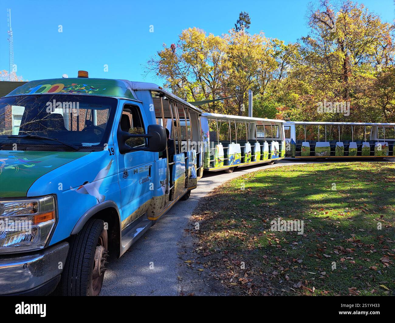 Shuttle at the visitor centre at Point Pelee National Park in ...