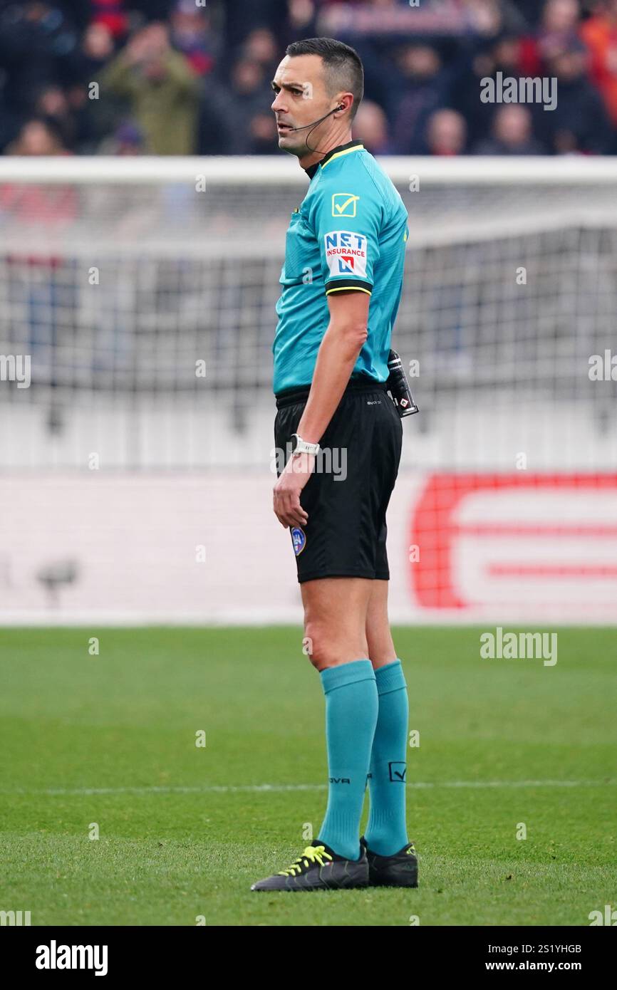 Marco Di Bello (Referee) during the Italian championship Serie A football match between AC Monza ...