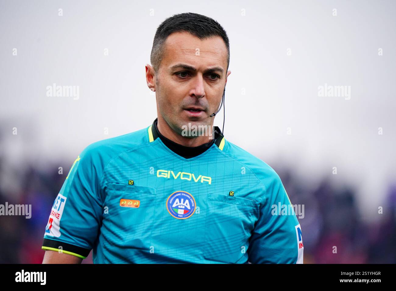 Marco Di Bello (Referee) during the Italian championship Serie A football match between AC Monza ...