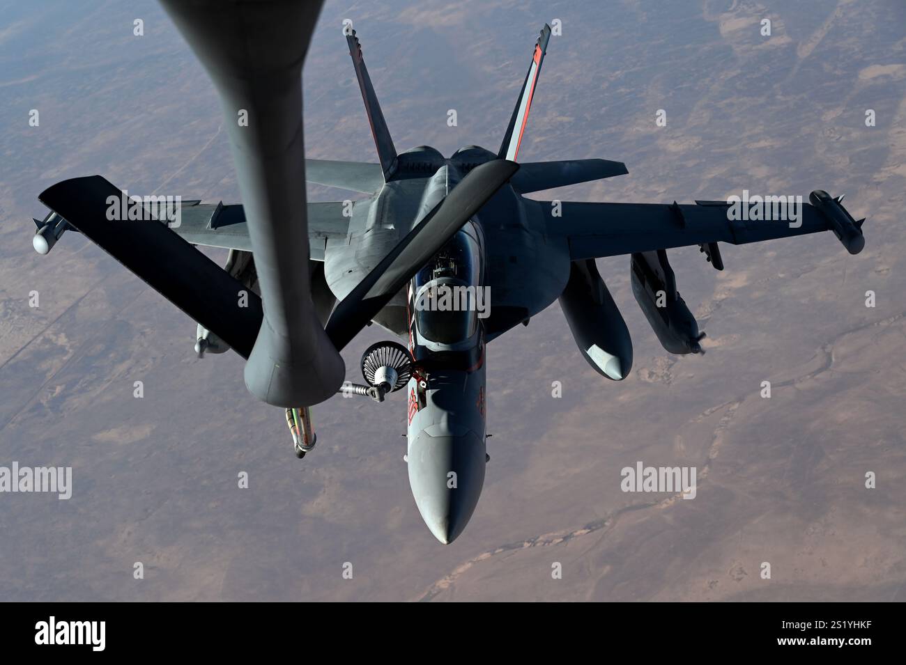 Undisclosed, CENTCOM. 24 December, 2024. A U.S Navy E/A-18G Growler ...