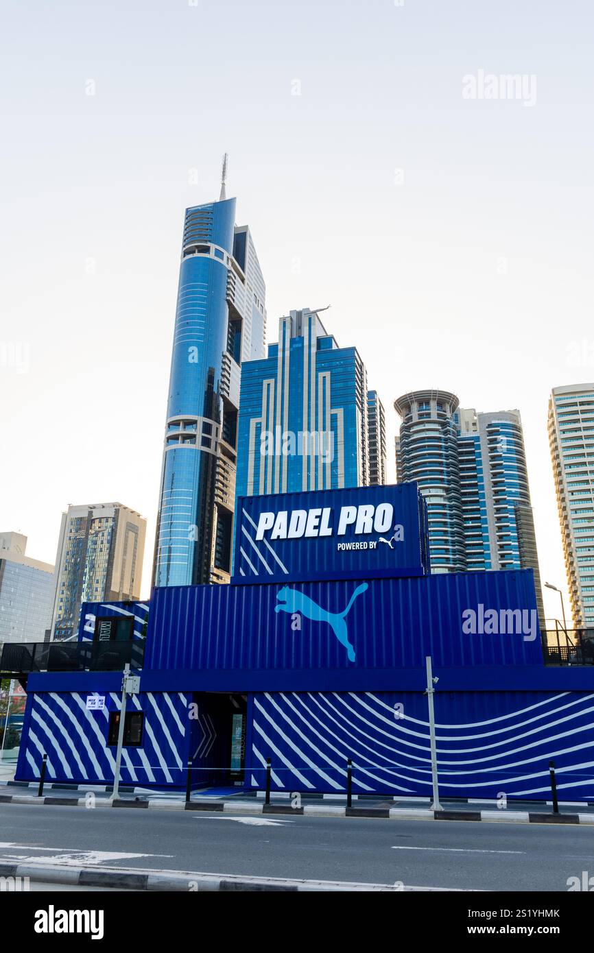 Padel Pro One Central in Dubai City, United Arab Emirates Stock Photo ...