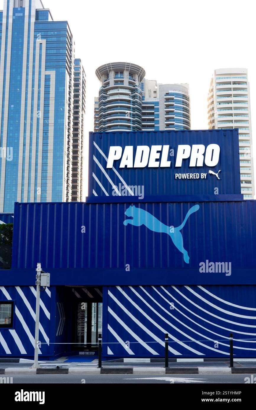 Padel Pro One Central in Dubai City, United Arab Emirates Stock Photo ...