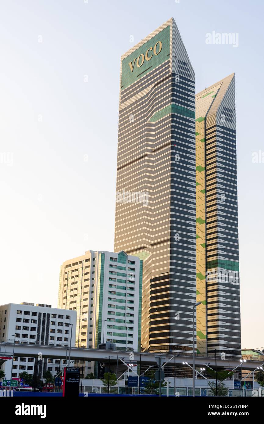 Voco Hotel in Nassima Tower in Dubai City, United Arab Emirates Stock ...