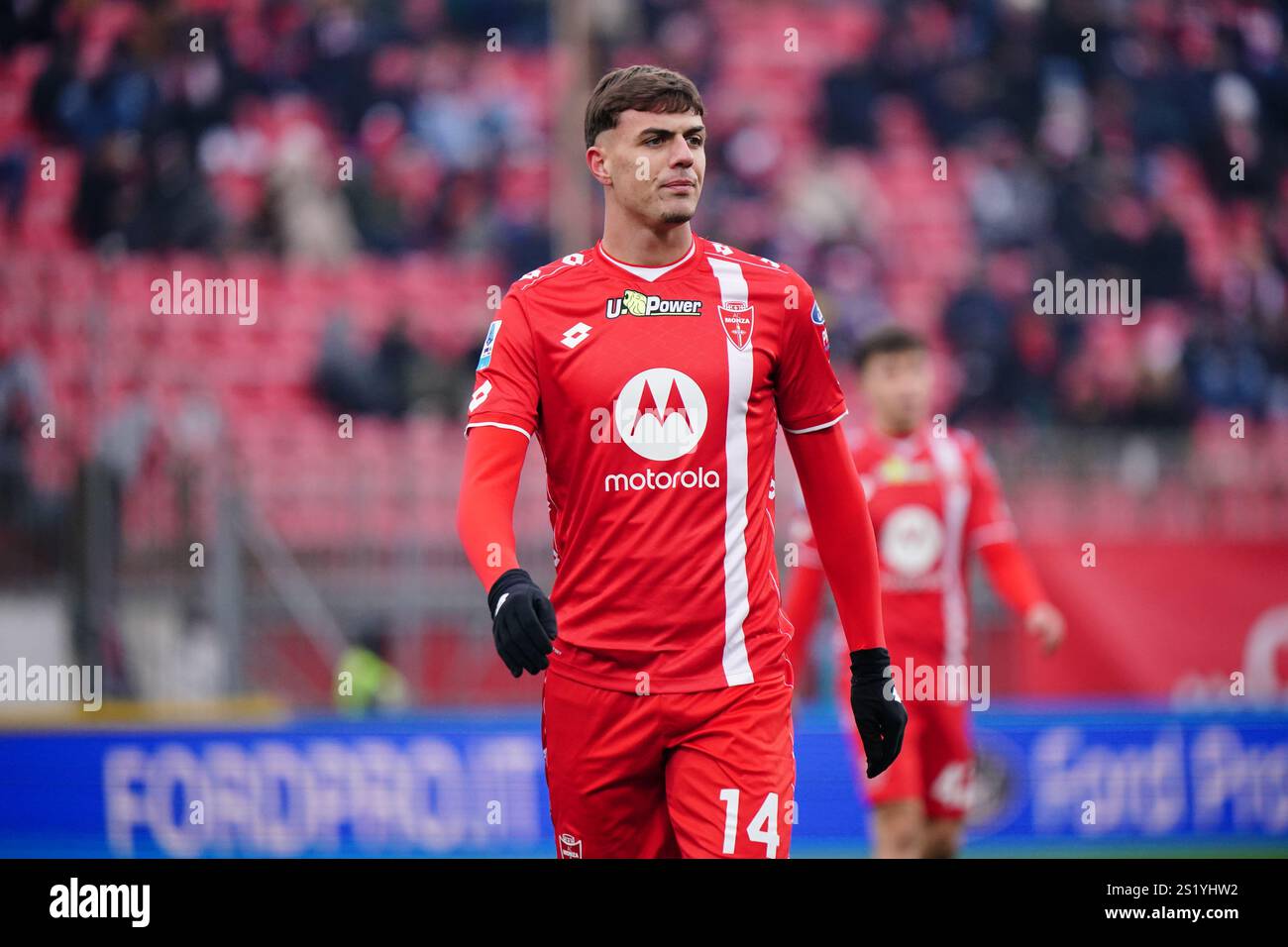 Monza, Italy. 5 January 2025. Daniel Maldini (AC Monza) during the ...
