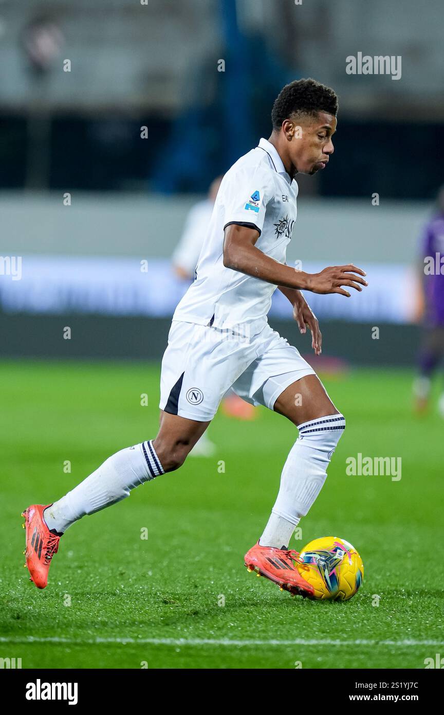 Florence, Italy. 04th Jan, 2025. David Neres of SSC Napoli during the ...