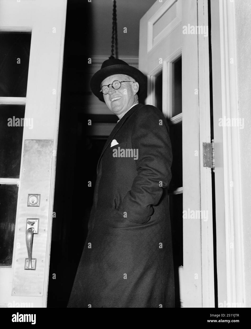 A smiling Joseph P. Kennedy 1940 - Photo by Harris & Ewing Stock Photo ...