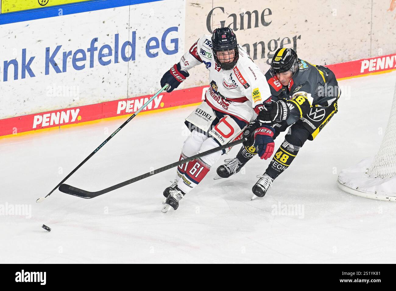 Eishockey DEL2 - 24/25 - 34. Spieltag: Krefeld Pinguine vs EHC Freiburg ...