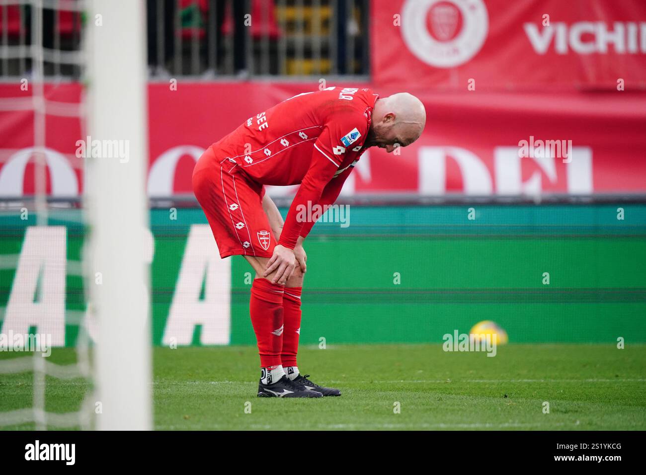 Luca Caldirola (AC Monza) disappointed after lose the match during the ...