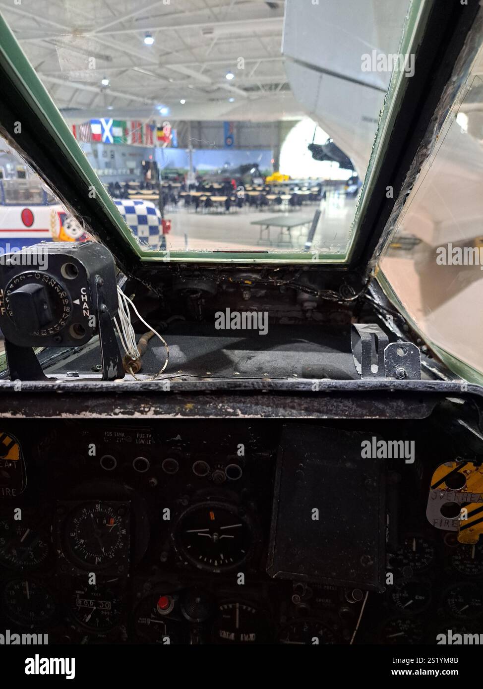 Cockpit in the Avro Canada CF100 MK 3D at Canadian Warplane Heritage ...