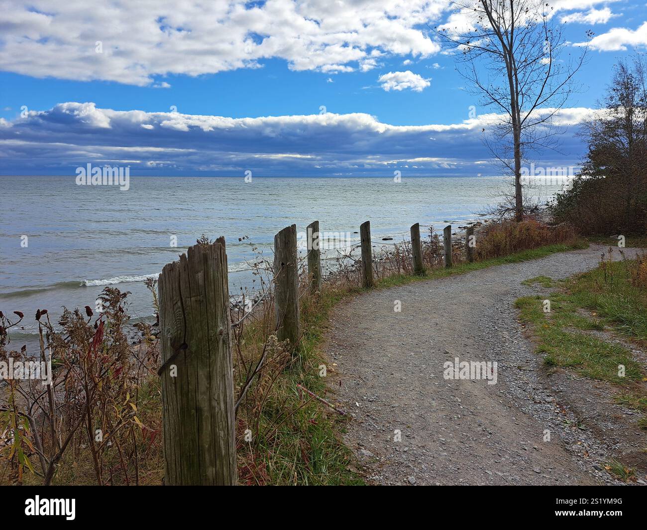 Great Lakes Waterfront trail at East Point Park in Scarborough, Toronto ...