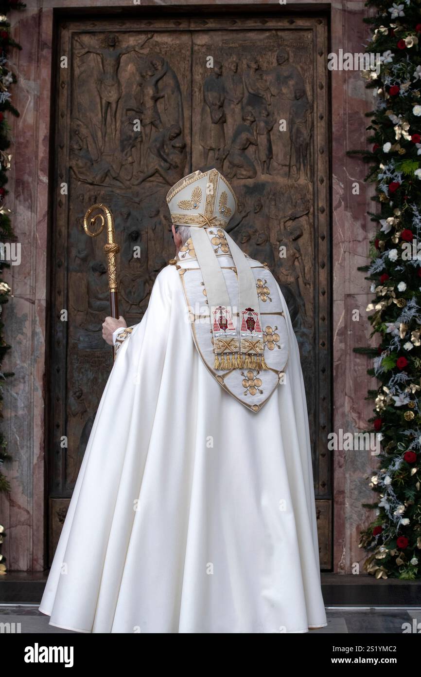 Rome, Italy, 5 January 2025. Cardinal James Michael Harvey opens the ...