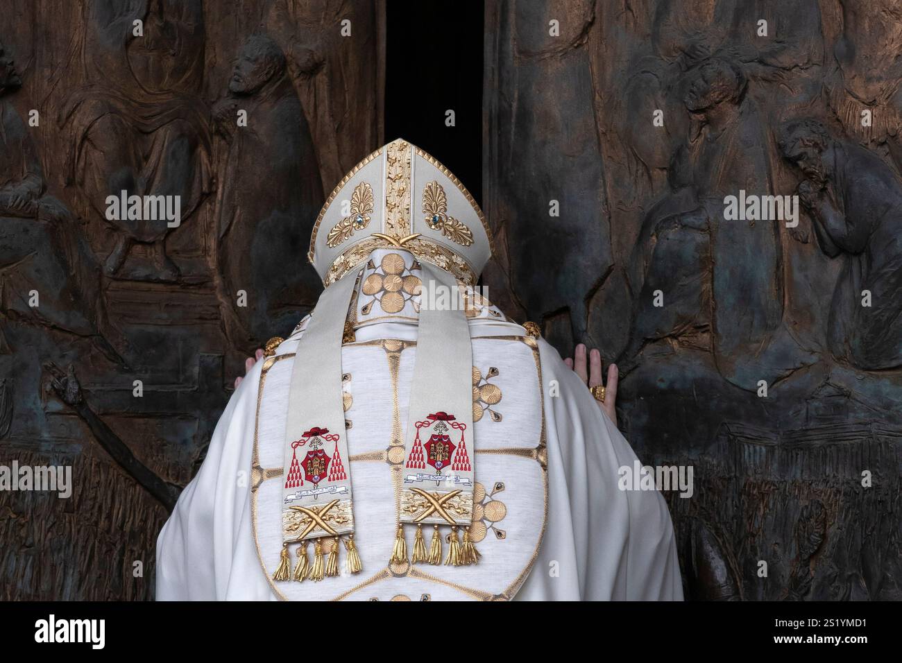 Rome, Italy, 5 January 2025. Cardinal James Michael Harvey opens the ...