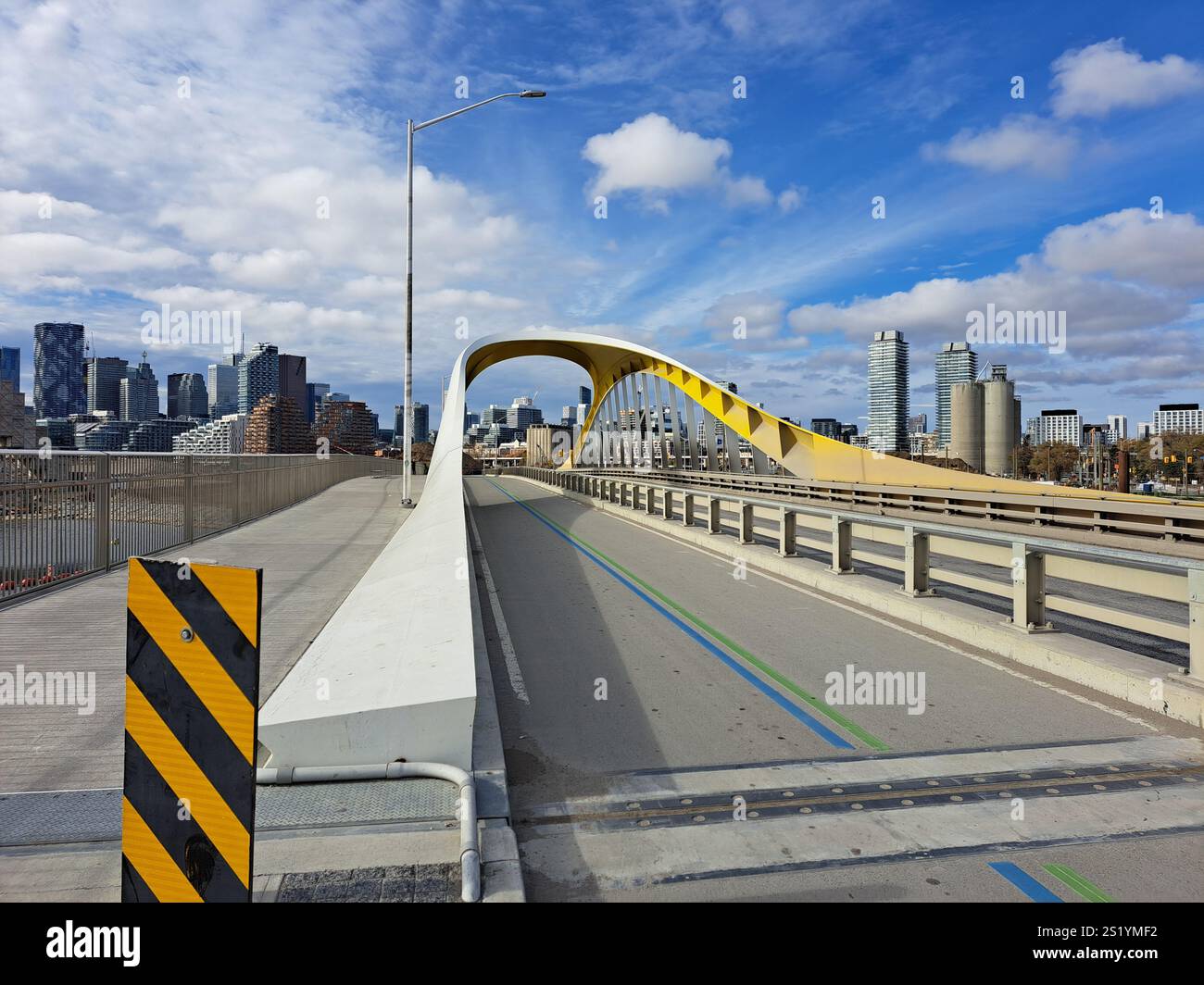 Cherry Street North Bridge in Scarborough, Toronto, Ontario, Canada ...