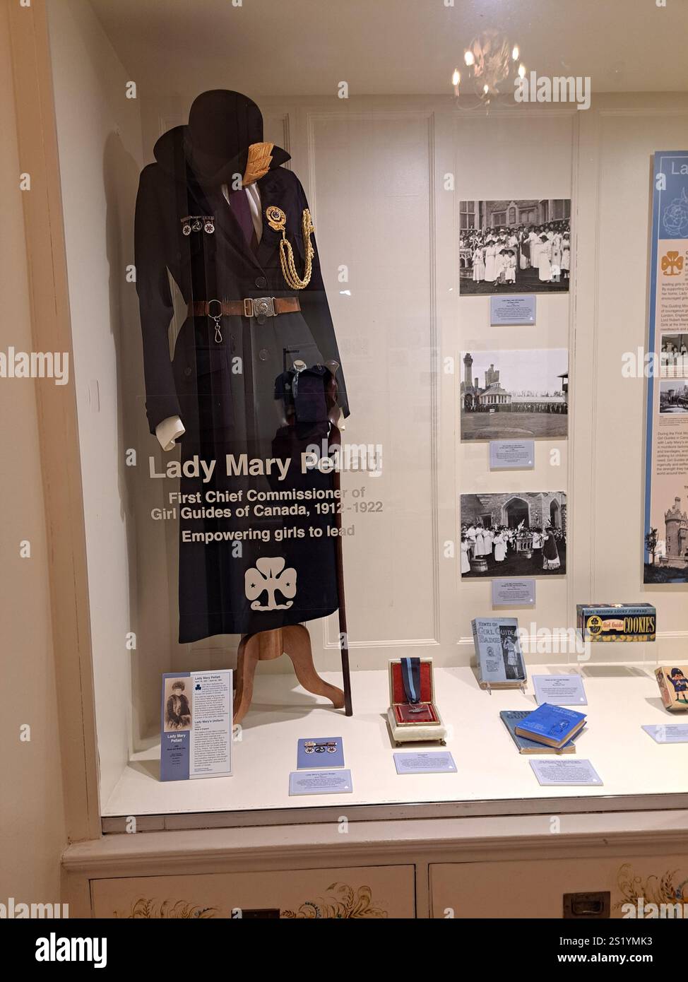 Lady Mary Pellatt Girl Guides display inside Casa Loma on Austin ...