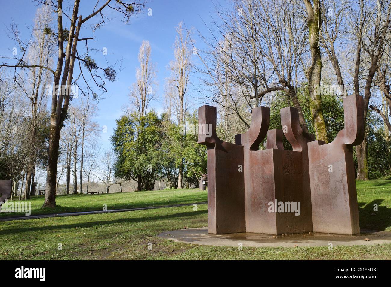 San Sebastian, Spain - 4 Jan, 2025 - Chillida Leku Museum and park,with ...