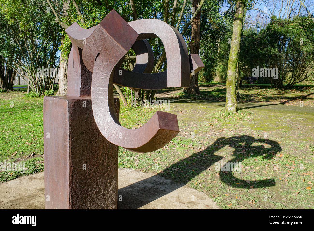 San Sebastian, Spain - 4 Jan, 2025 - Chillida Leku Museum and park,with ...