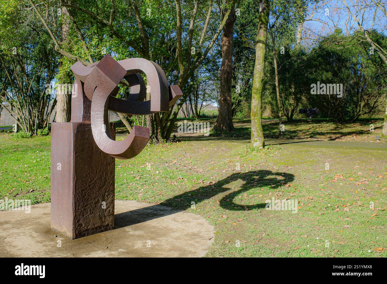 San Sebastian, Spain - 4 Jan, 2025 - Chillida Leku Museum and park,with ...