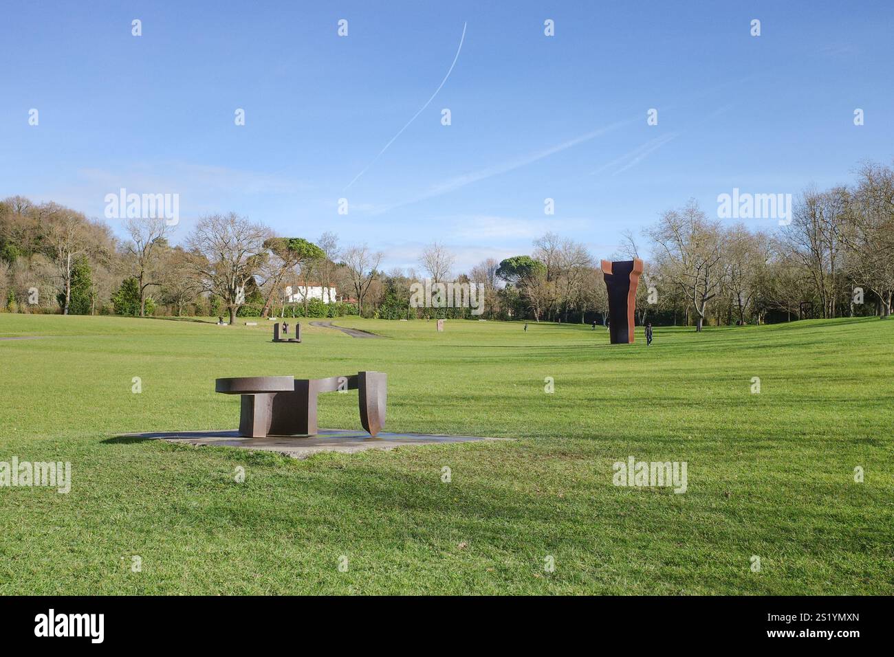 San Sebastian, Spain - 4 Jan, 2025 - Chillida Leku Museum and park,with ...
